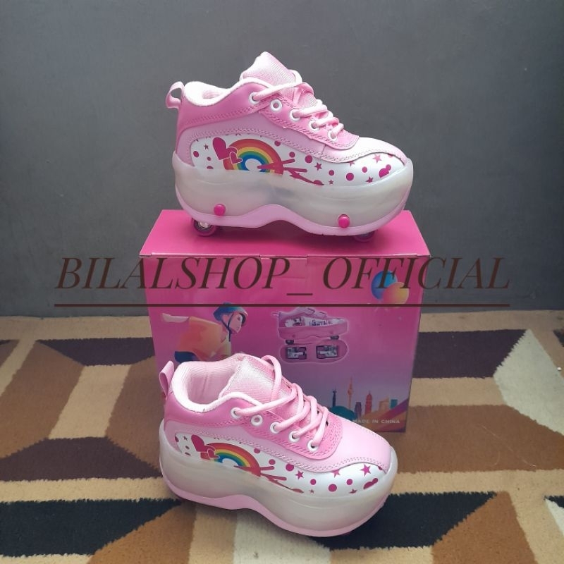 Jual SEPATU RODA ANAK KARAKTER RODA 4 MODEL MOBIL PEMULA FULL MENYALA ...