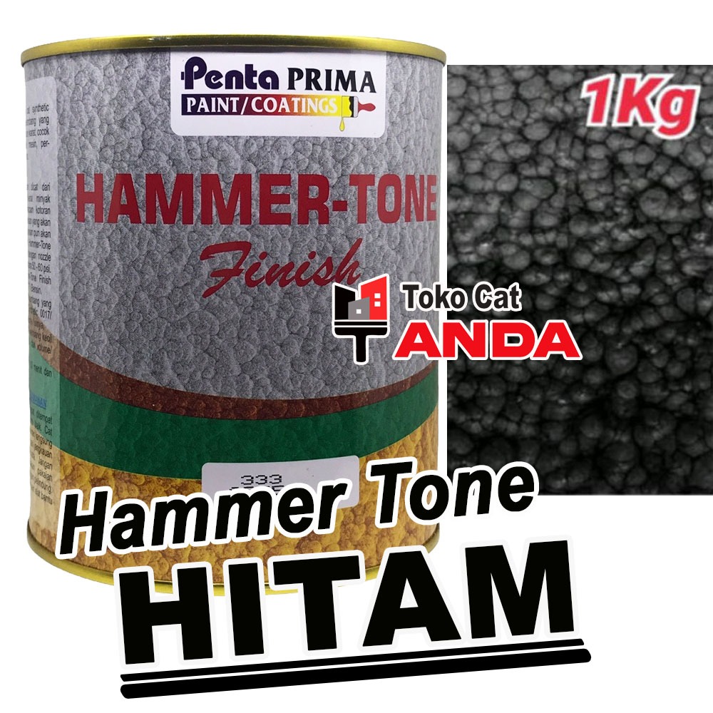 Jual Hammertone Hitam Penta - Cat besi tempa HItam Black Penta | Shopee ...