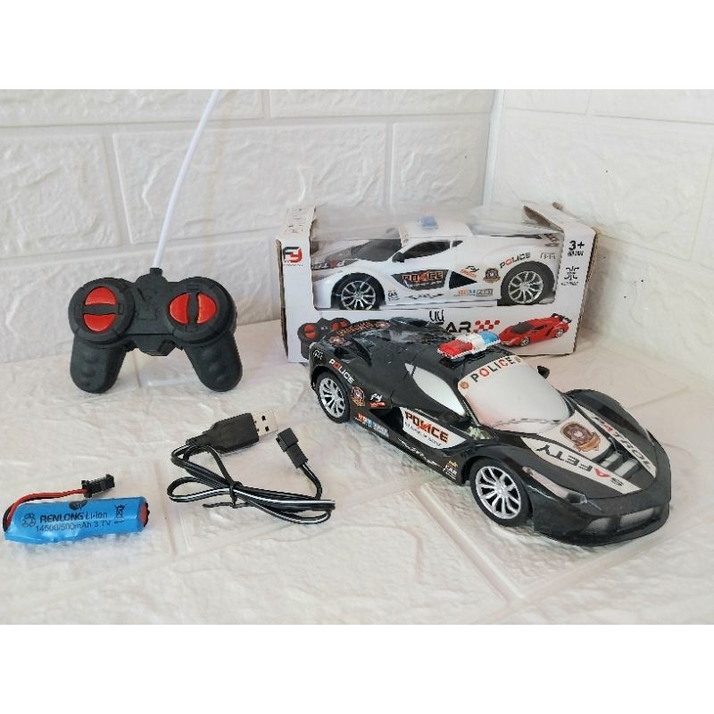 Jual Rc mobil mainan remote control super car police | Shopee Indonesia