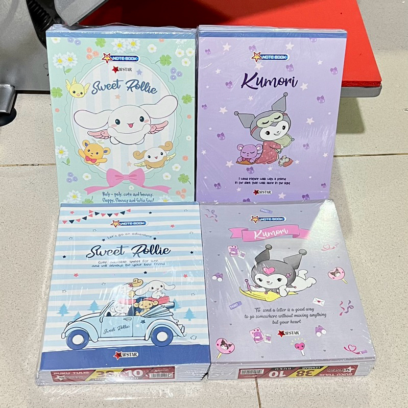 Jual CTSHOPID BUKU TULIS KUROMI SANRIO CINAMONROLL 38 LEMBAR NEWSTAR ...