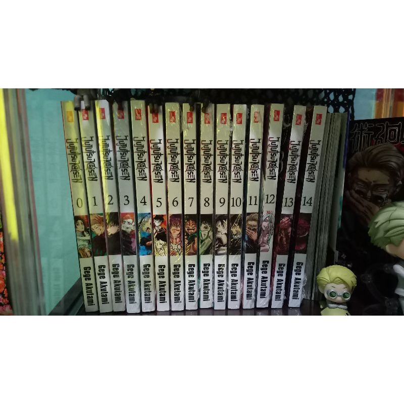 Jual preloved Jujutsu Kaisen Manga Komik set 0-14, jujutsu jjk 0 1 2 3 4 5 6 7 8 9 10 11 12 13 ...