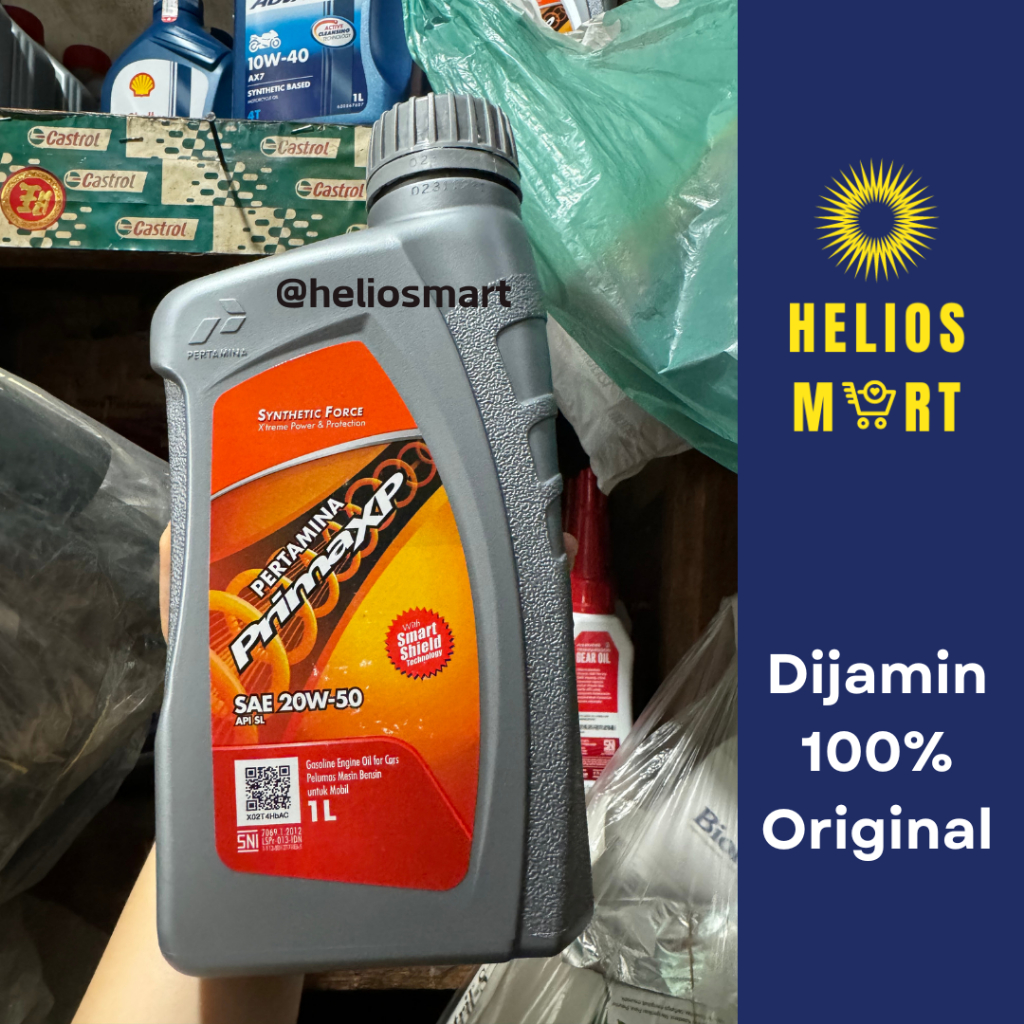 Jual Oli Sepeda Motor Pertamina Prima XP 1liter SAE 20-50 Original ...