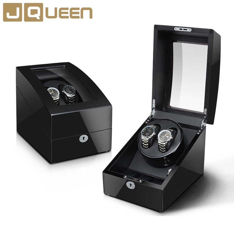 Jual JQUEEN Automatic Double Watch Winder 2+3 Storage 5 Working Modes ...