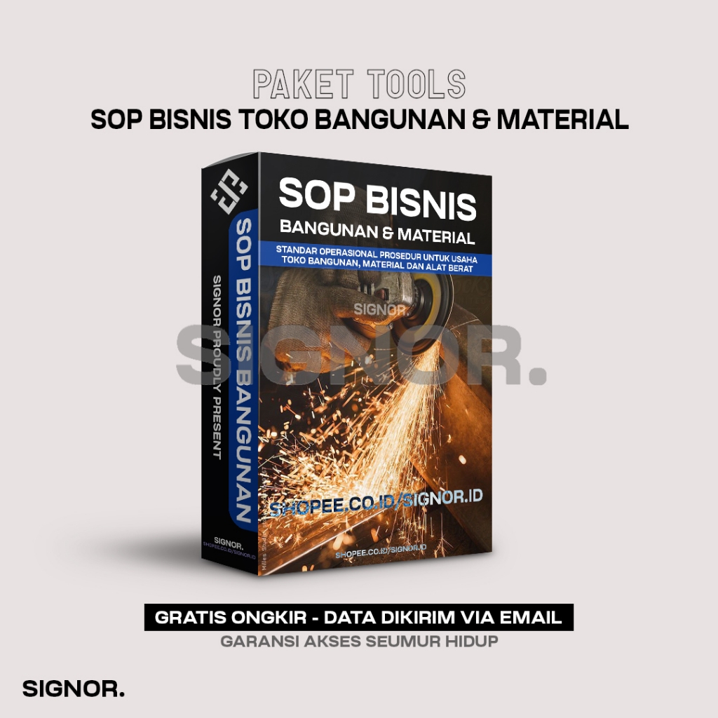 Jual [K352] SOP Toko Bangunan Modern - Panduan Lengkap Standar Operasional untuk Efisiensi ...