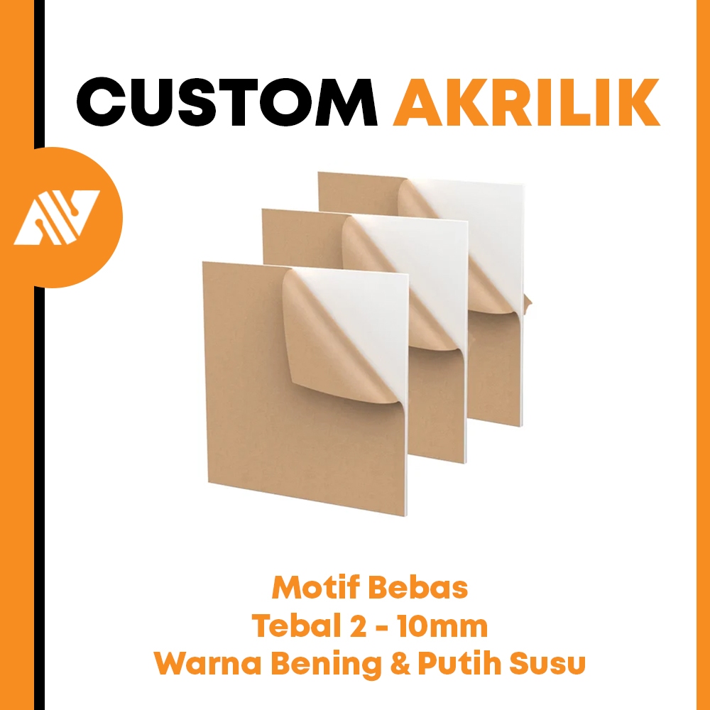 Jual Potong Acrylic Lembaran Custom | Bening & Putih Susu - NMJ Laser ...