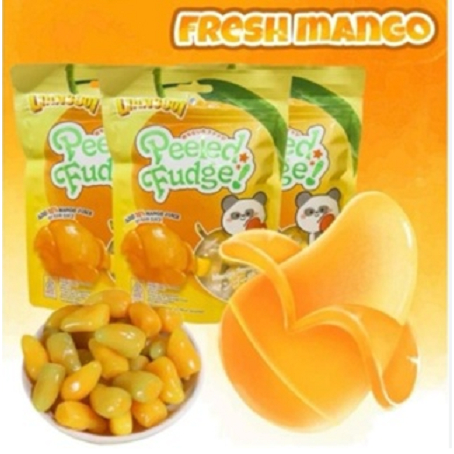 Jual Permen Lunak Rasa Mangga Lianggui Peeled Fudge Halal BPOM / Permen ...