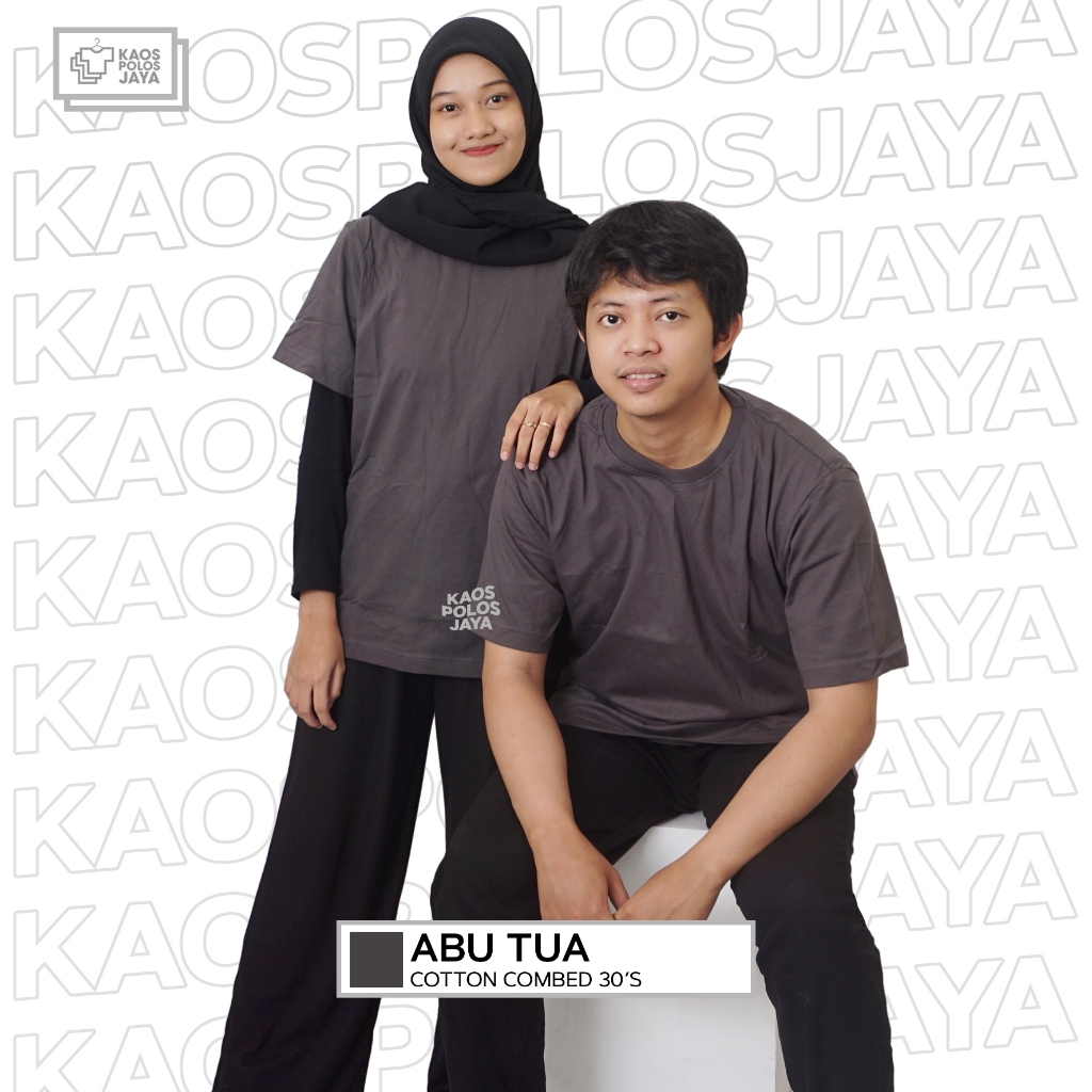 Jual Kaos polos Abu Tua unisex / Kaos Polos cotton combed 100% 30s ... Jual Kaos polos Abu Tua unisex / Kaos Polos cotton combed 100% 30s ...