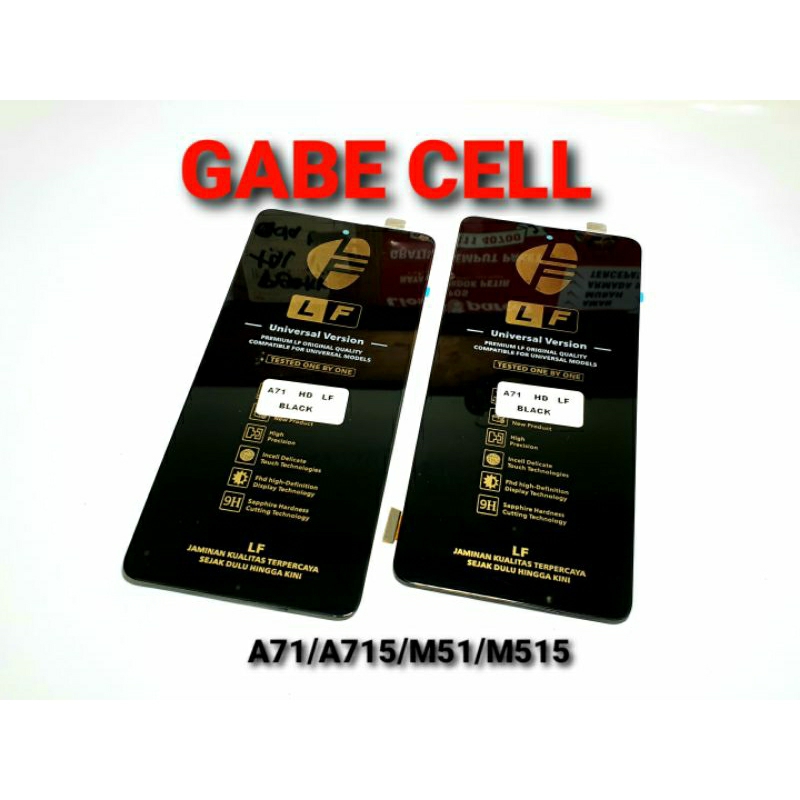 Jual LCD SAMSUNG M515/M51/A715/A71/M62 FULLSET TOUCHSCREEN OLED/SUPER FHD LF | Shopee Indonesia