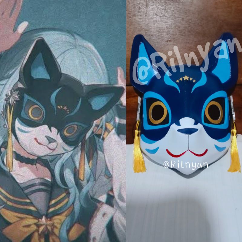 Jual Mask Neko Hoshimachi Suisei Vtuber | Shopee Indonesia