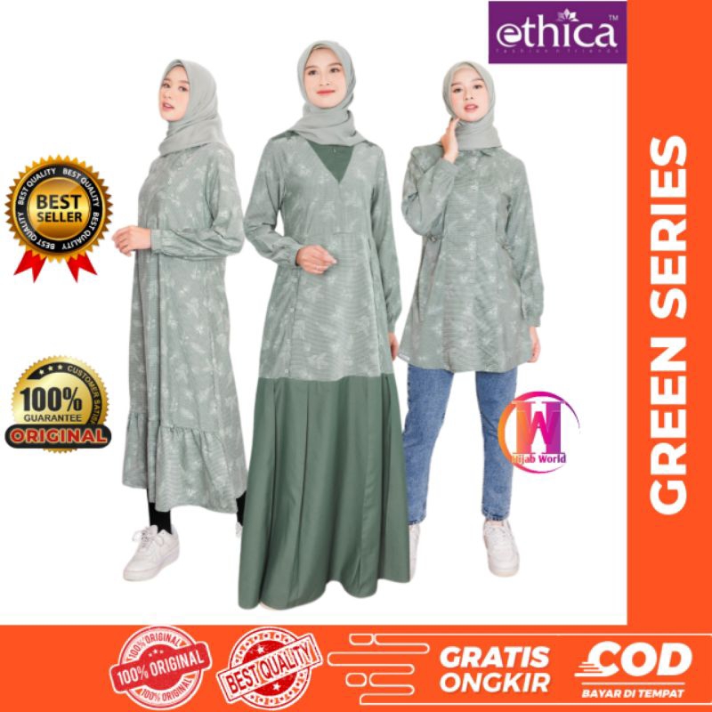 Jual ETHICA Gamis Ethica Ayumi 469 / Midi Dress Ethica Mindy 05 / Naomi ...