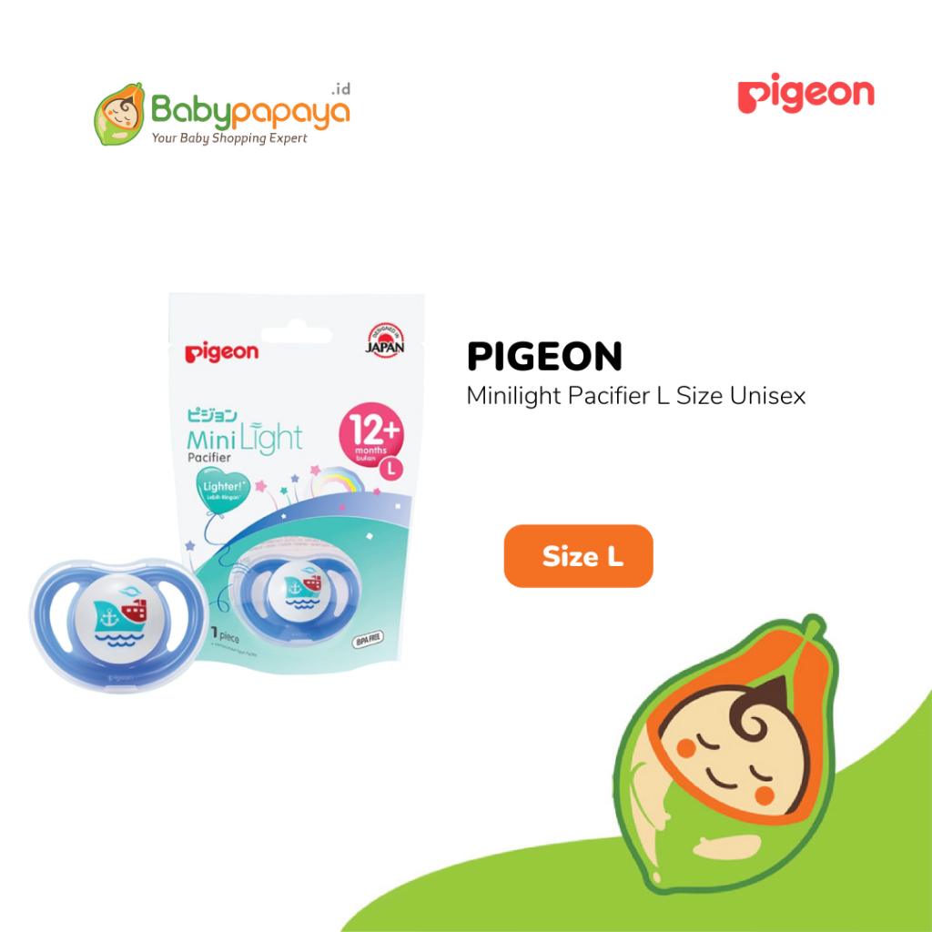 Jual PIGEON Minilight Pacifier L Size Unisex (Blister) | Shopee Indonesia