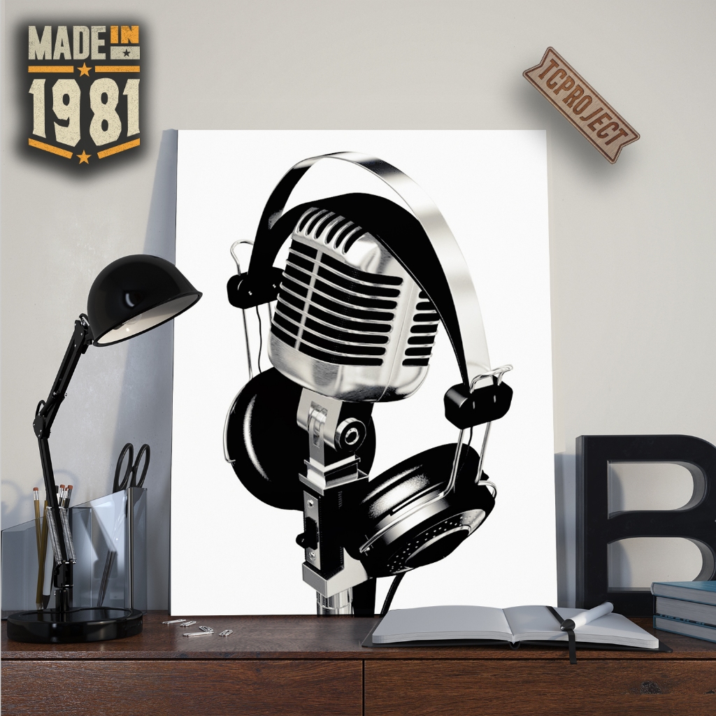 Jual Poster Microphone - Hiasan Dinding kayu | Shopee Indonesia