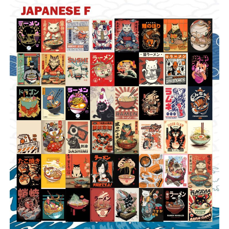 Jual poster retro japanese food | Shopee Indonesia