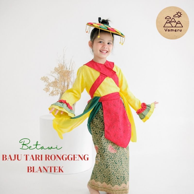 Jual BAJU ADAT TARI BETAWI ANAK JAKARTA RONGGENG BLANTEK VAMERU ...