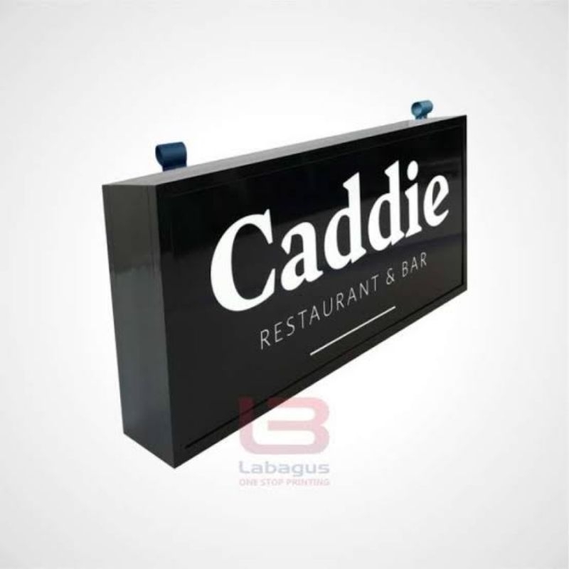 Jual Costum nama blue Neon Box Gantung | Shopee Indonesia