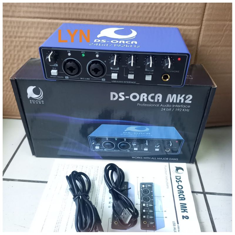 Jual SOUNDCARD ISK DOLPHIN DS ORCA MK2 ORIGINAL 24 BIT 192 KHZ DS-ORCA ...