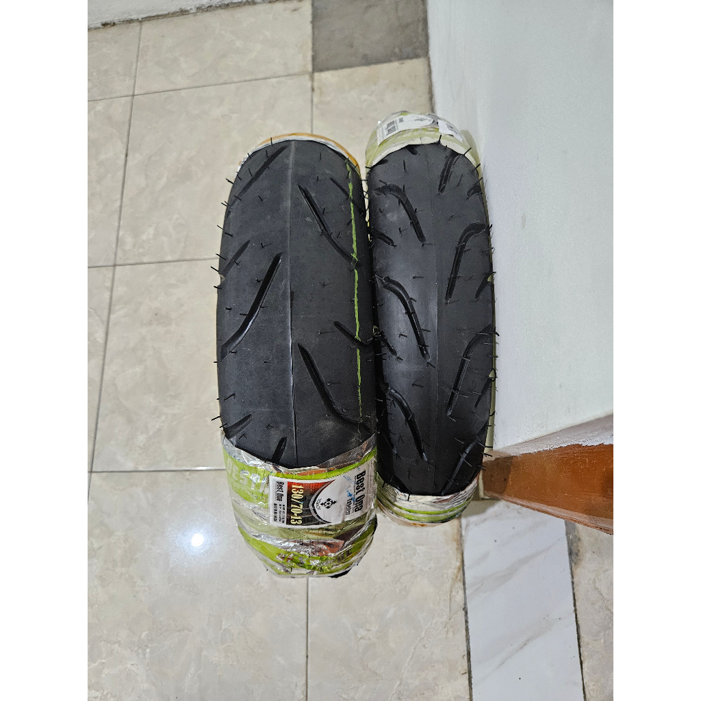 Jual ban TUBLES nmax PCX sepasang depan belakang ukuran 110/70 13 dan ...