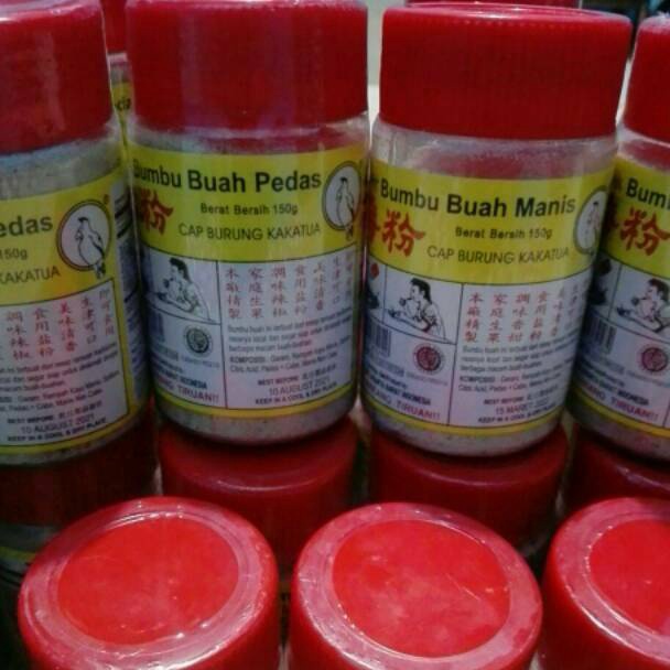 Jual Paling Laris Bumbu BUAH Bumbu Rujak jambu kristal Garam Buah Pedas ...