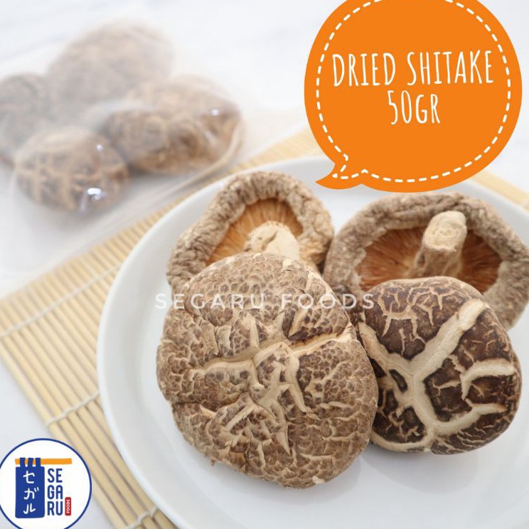 Jual Produk Oke Dried Shitake Mushroom Jamur Shitake Kering 5 gram ...