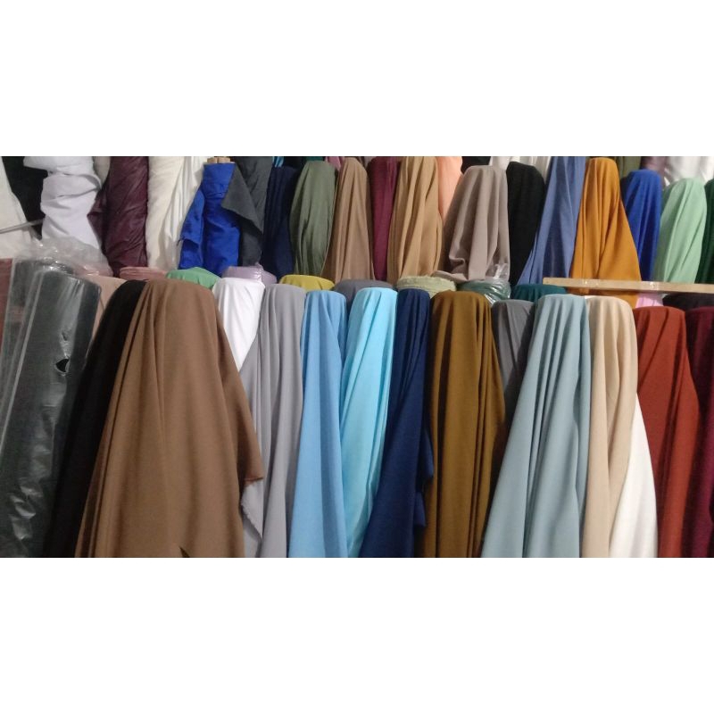Jual kain wolfis/woll peach, bahan wolpis/ wolpis lebar 1,5m/150cm ...