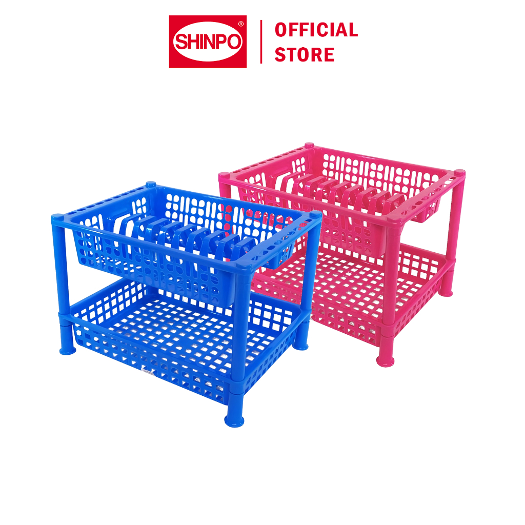Jual SHINPO Rak Piring / Dapur Plastik 2 Susun Serbaguna Absolute ...
