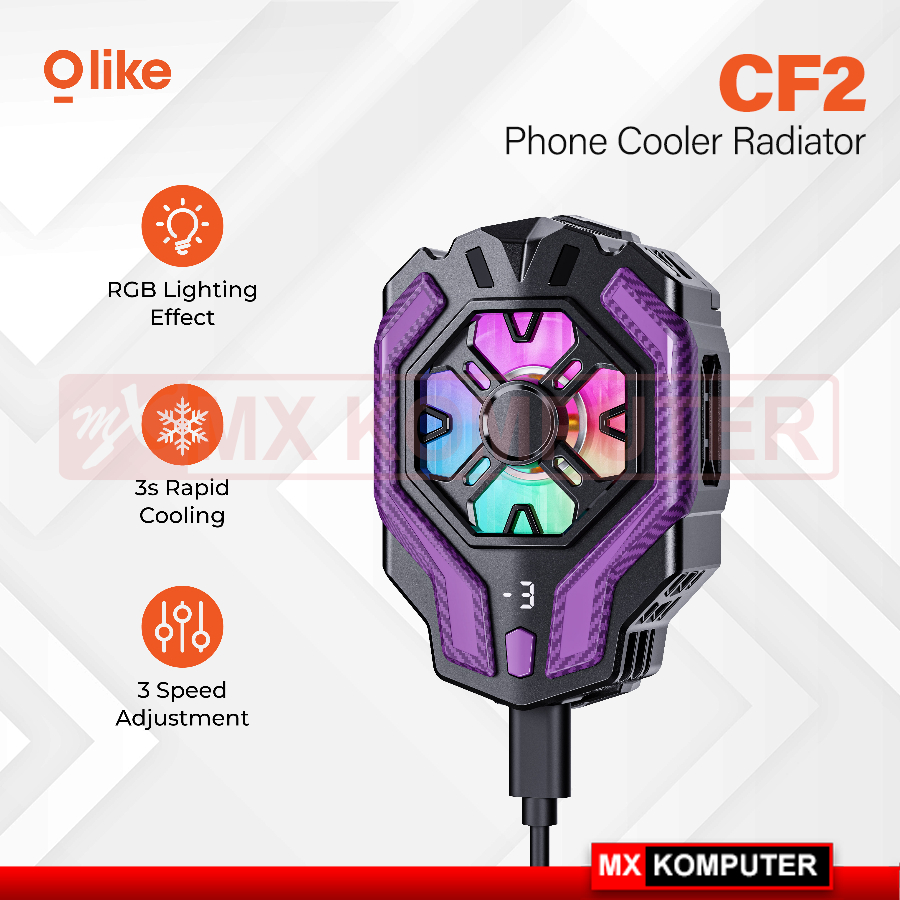 Jual Cooling Pad Gaming Fan Olike CF2 Fan Cooler Radiator Pendingin HP ...