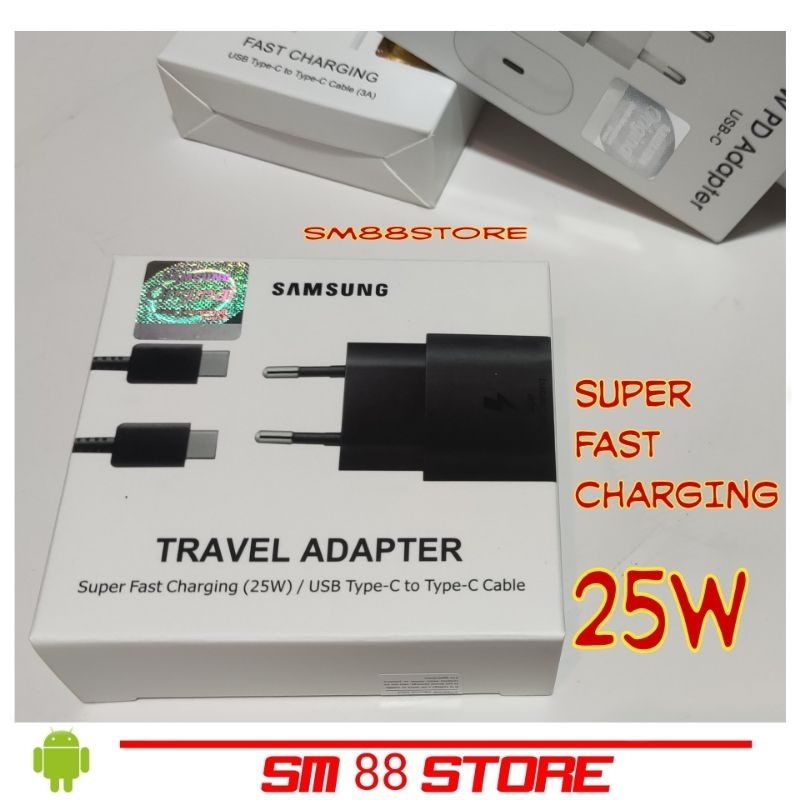 Jual CHARGER SAMSUNG NOTE 10 PLUS A70 A80 SUPER FAST CHARGING 25W ORI ...