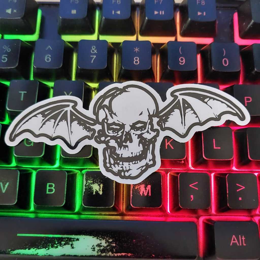 Jual Stiker BAND AVENGED SEVENFOLD DEATHBAT - STICKER MOTOR / HELM ...