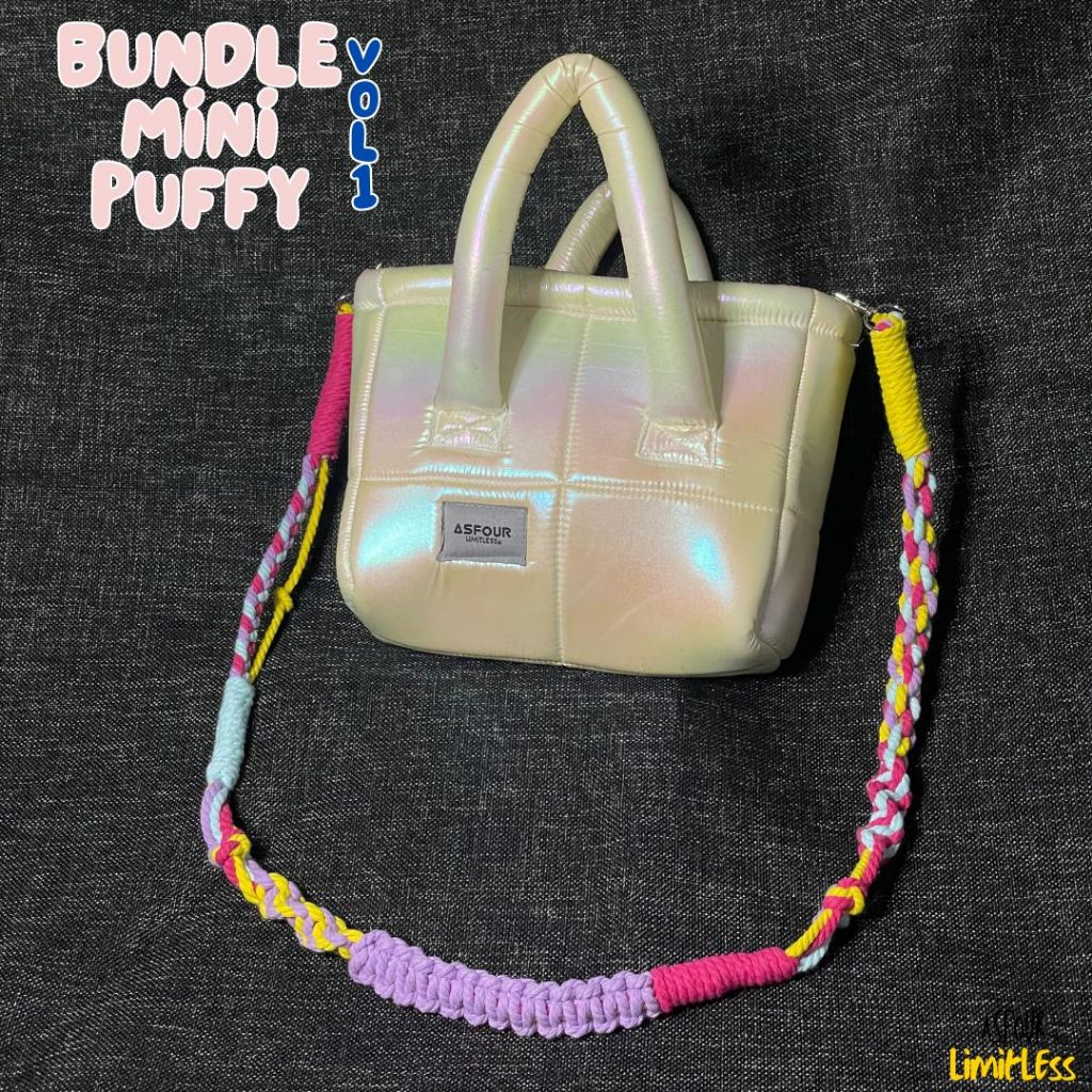 Jual MINI PUFFY || asfour - PUFFY KAREN HOLOGRAM TAS SELEMPANG WANITA ...