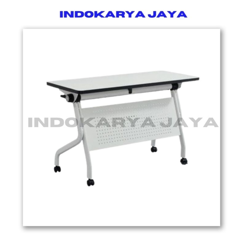 Jual Meja lipat meeting kantor, meja kuliah, folding table | Shopee ...