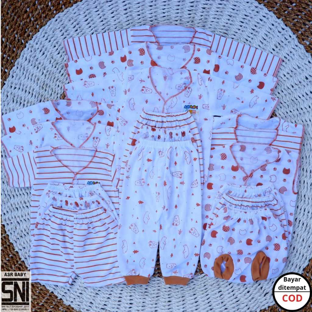 Jual ASR BABY PAKET 18PCS BAJU BAYI NEW BORN SNI USIA 0-4 BULAN BAHAN ...