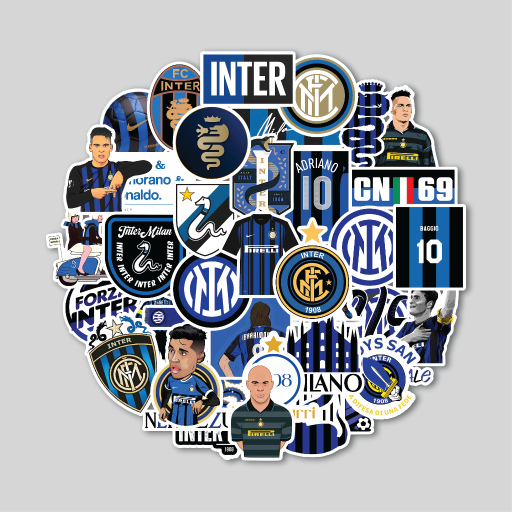 Jual STICKER PACK INTER MILAN | STICKER TUMBLER | STIKER LAPTOP KOPER ...