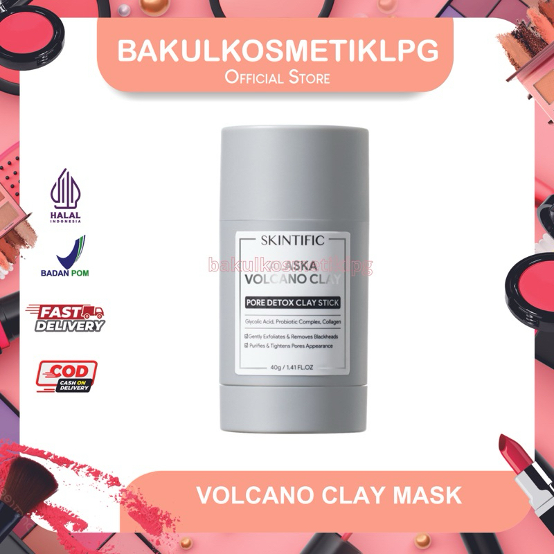 Jual SKINTIFIC Alaska Volcano Clay Stick 40 gr | Shopee Indonesia