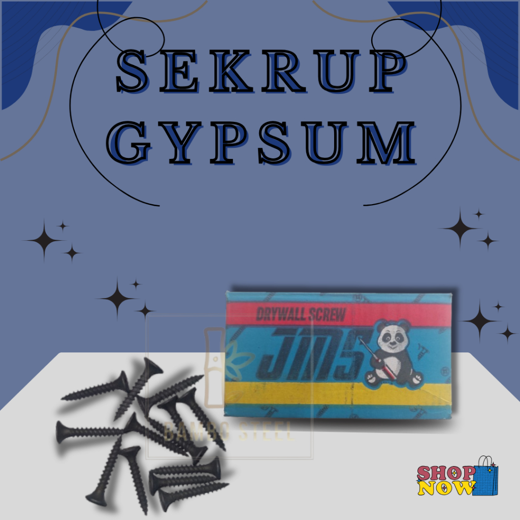 Jual Sekrup Gypsum 6x1 JMS PANDA/Skrup Gypsum/Gypsum Baja/Drywall Screw ...