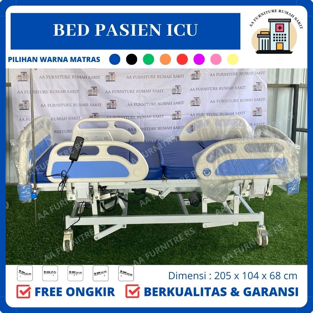 Jual Bed Pasien ICU Bed Pasien Elektrik 4 Motor Bed Pasien ICU Rumah ...