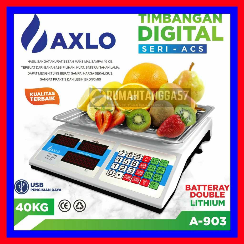 Jual TIMBANGAN A-903 / TIMBANGAN DIGITAL AXLO A-903 / TIMBANGAN BUAH ...