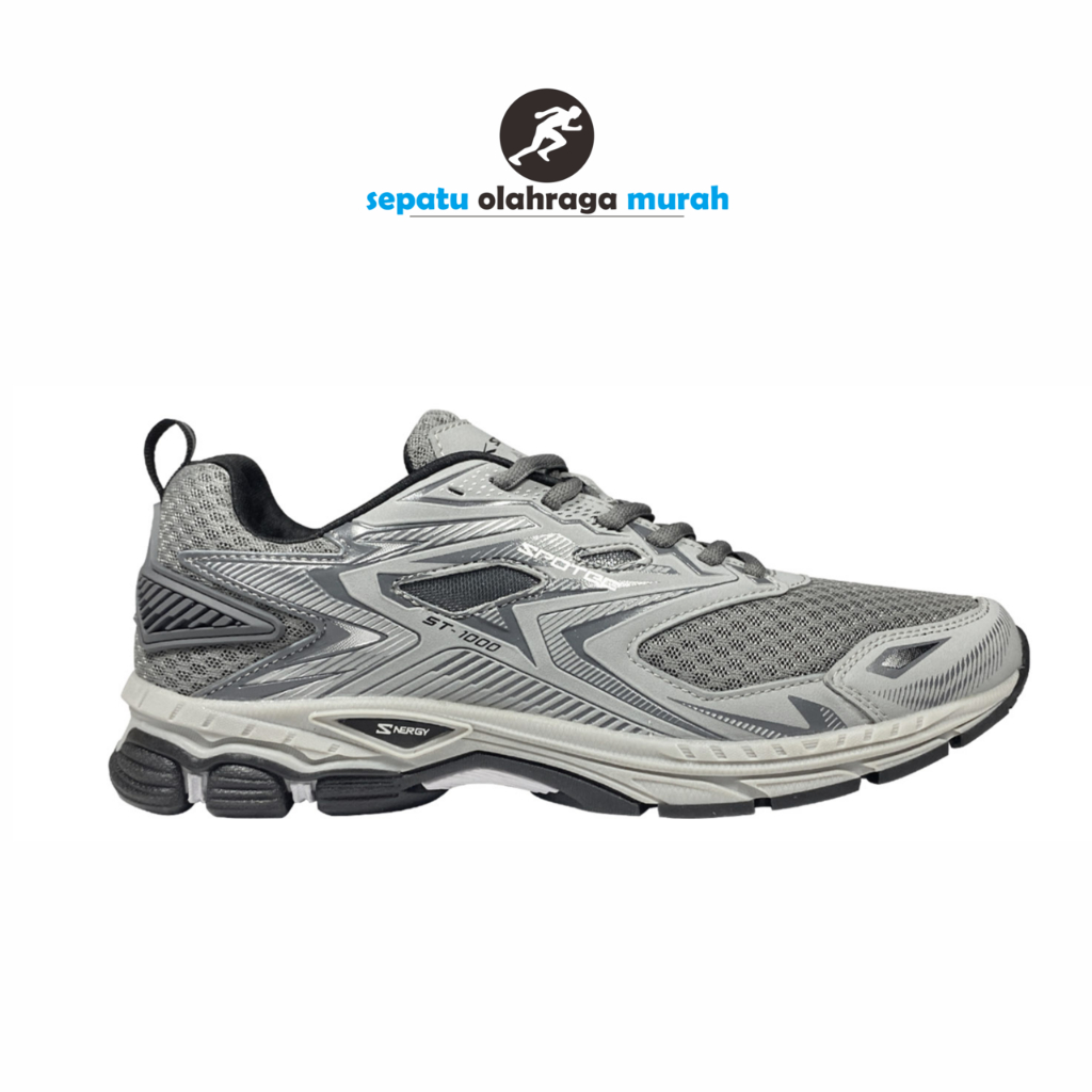 Jual Spotec Atlas | Sepatu Olahraga Murah | Running Unisex | Abu Perak ...