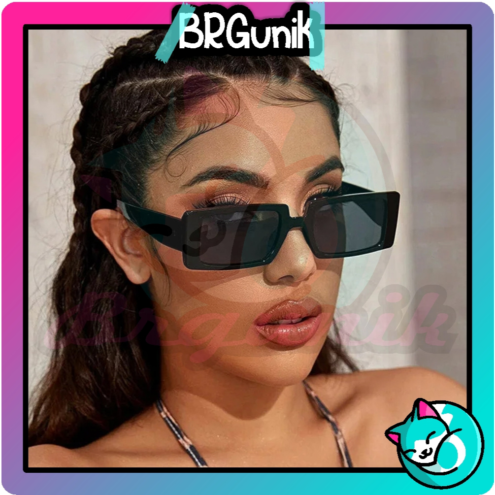 Jual BRGUNIK Kacamata Petak Fashion Wanita Korea / Kacamata Gaya / Kacamata Cat Eye / Kacamata ...
