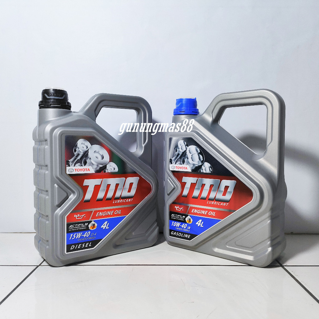 Jual Oli Mesin TMO Toyota Motor Oil Diesel SAE 15W-40 - Bensin SAE 10W ...