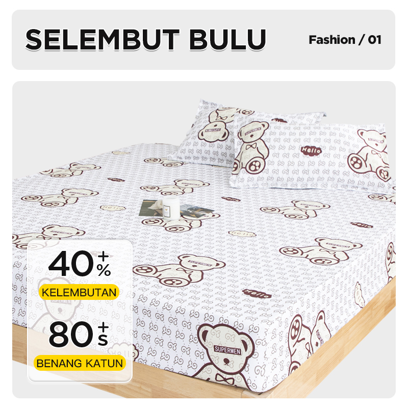 Jual Seprai Kasur 180,160,120 X 200 x 30CM Bahan Polyester Full Karet ...