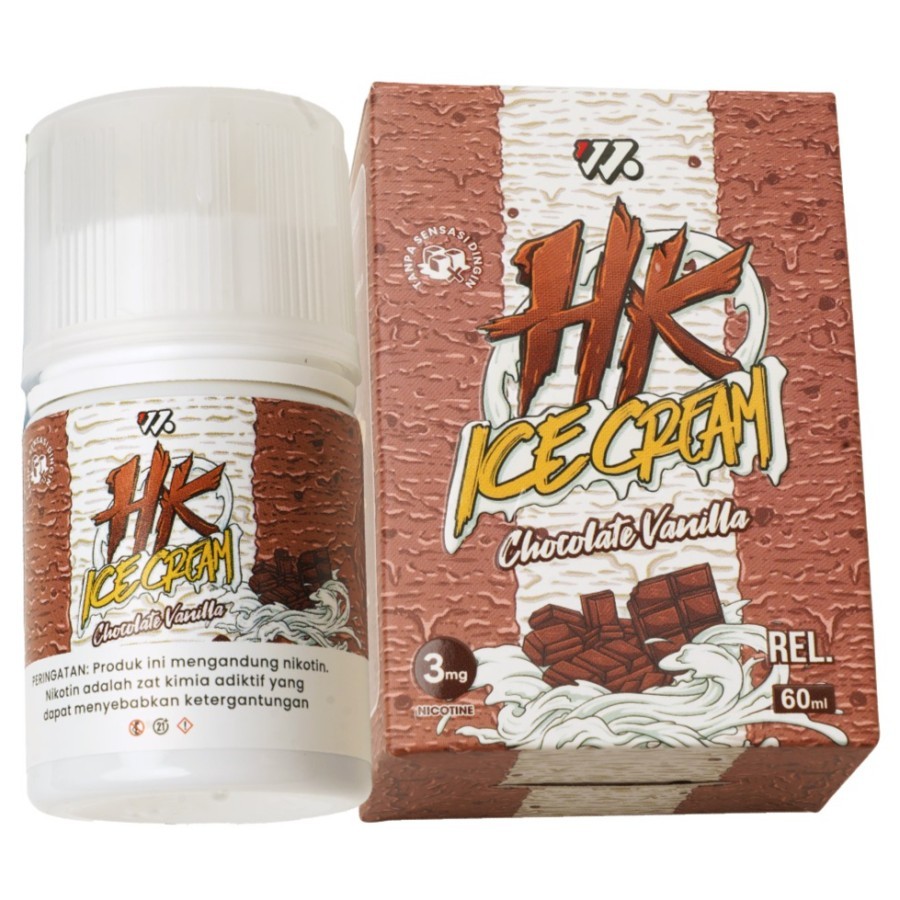 Jual HK Ice Cream Chocolate Vanilla 60ML by Wise Juice x Ariffarisan ...