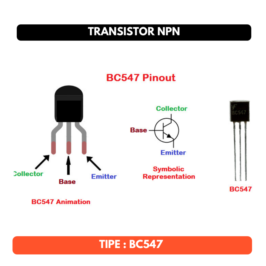 Jual Transistor NPN BC547 TO92 | Shopee Indonesia