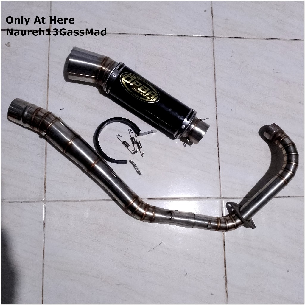 Jual OPBR open exhaust Pipe Road race underbone / ekzos piping Raider ...