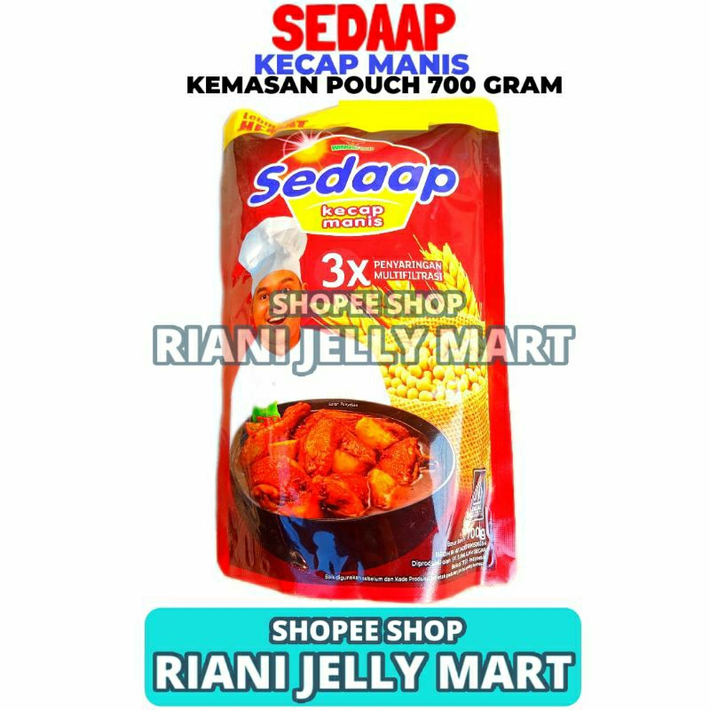 Jual Kecap Sedaap Pouch 700 Gram | Shopee Indonesia