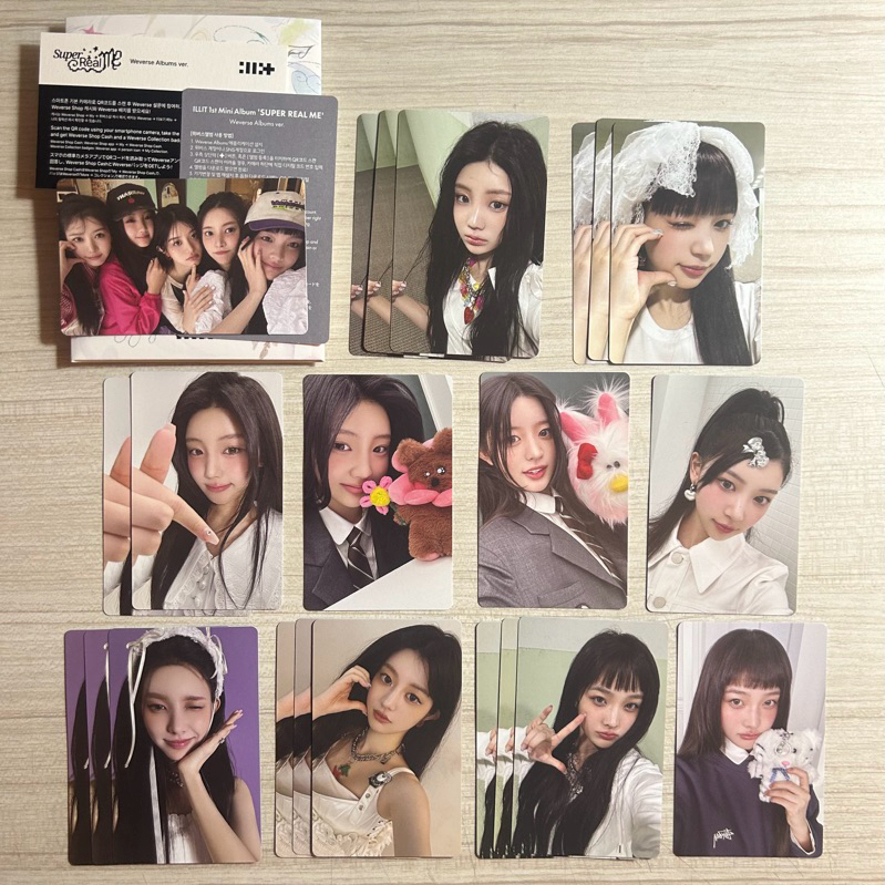 Jual Illit Weverse Official Photocard PC Super Real Me Magnetic 1st Mini Album Yunah Minju ...