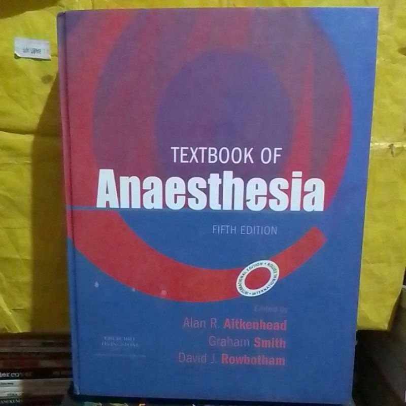 Jual TEXTBOOK OF ANAESTHESIA fifth edition ( hacd cover ) | Shopee ...