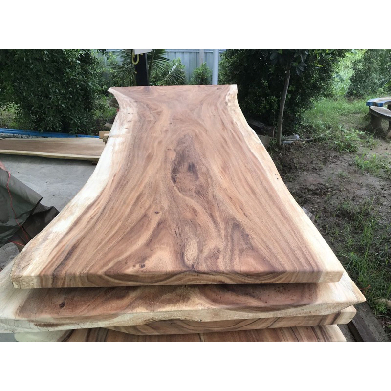 Jual Papan Kayu Trembesi Finishing Kayu Suar Top Table Kayu Trembesi ...