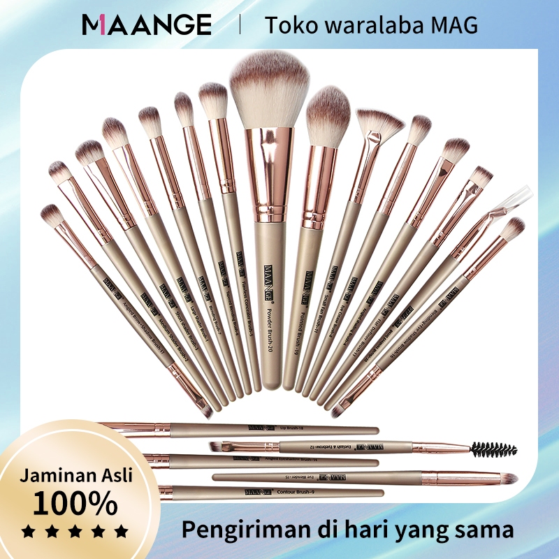 Jual MAANGE 20Pcs Kuas Makeup Brush Set Profesional Kuas Perona Pipi ...
