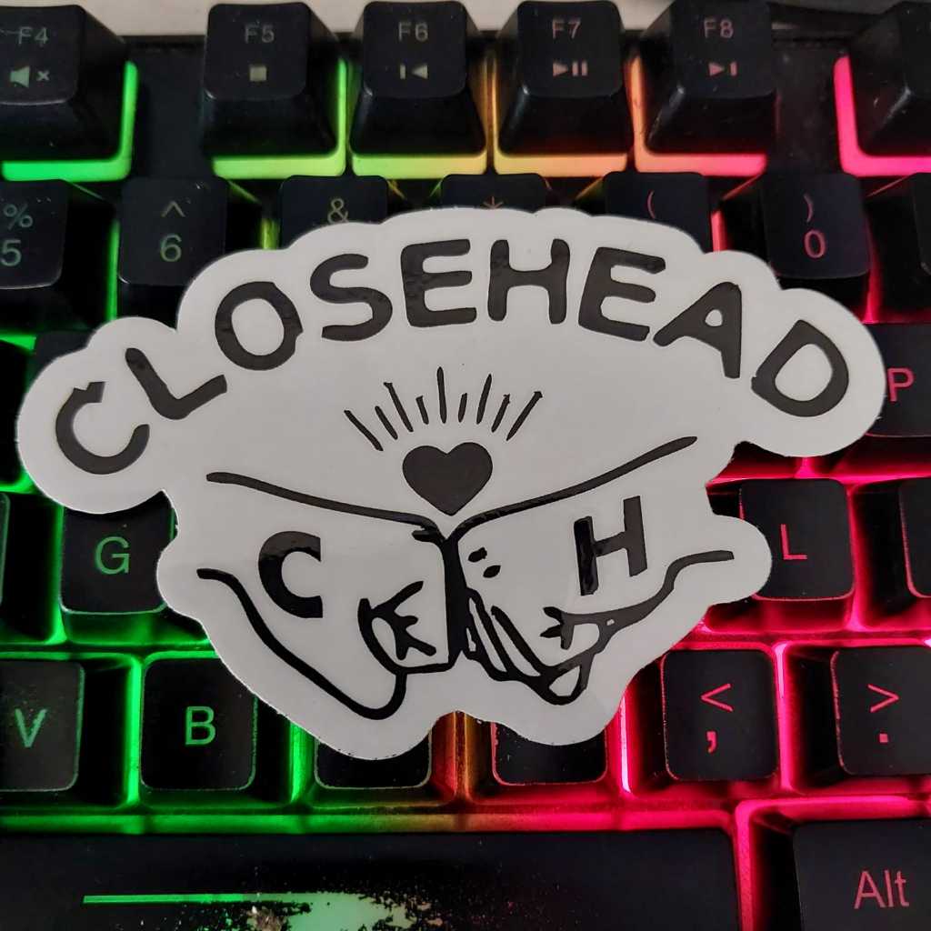 Jual STIKER CLOSEHEAD- BAND INDIE / STICKER HELM STICKER MOTOR STICKER ...