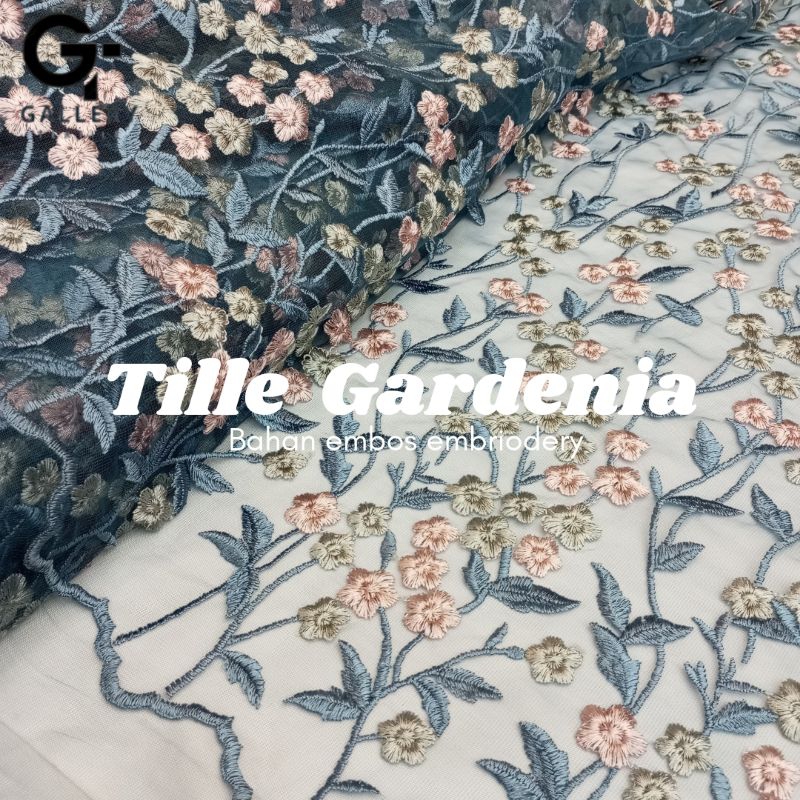 Jual TILE GARDENS / TULLE GARDENIA / BROKAT GARDENS / BRUKAT BUNGA ...